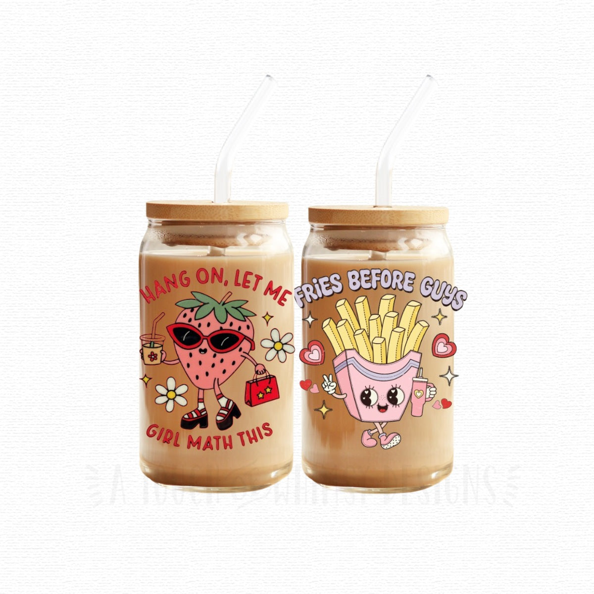 16oz Libbey Can Glass (choose design) – A Touch of Whimsy Designs