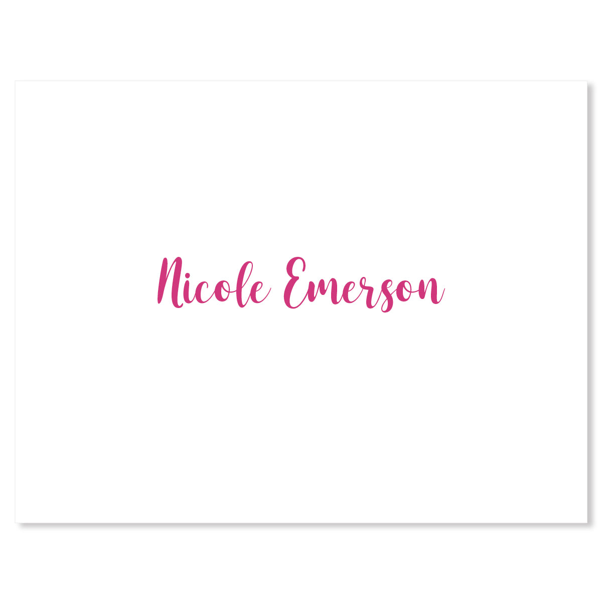 Modern Calligraphy Folded Note – A Touch of Whimsy Designs