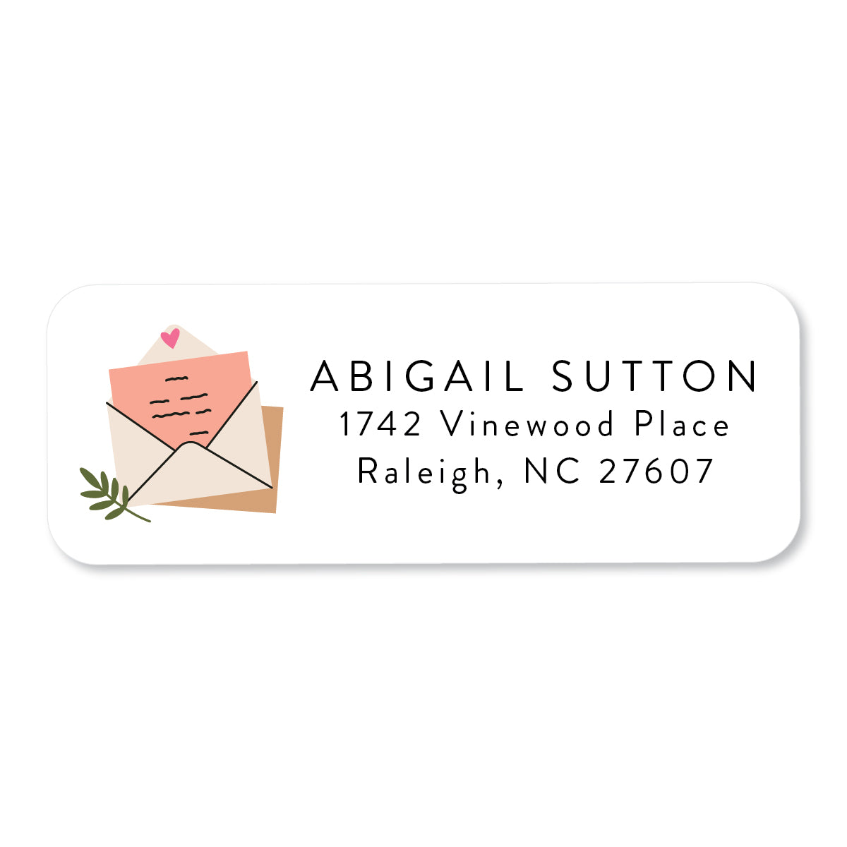 Letter Address Label – A Touch of Whimsy Designs